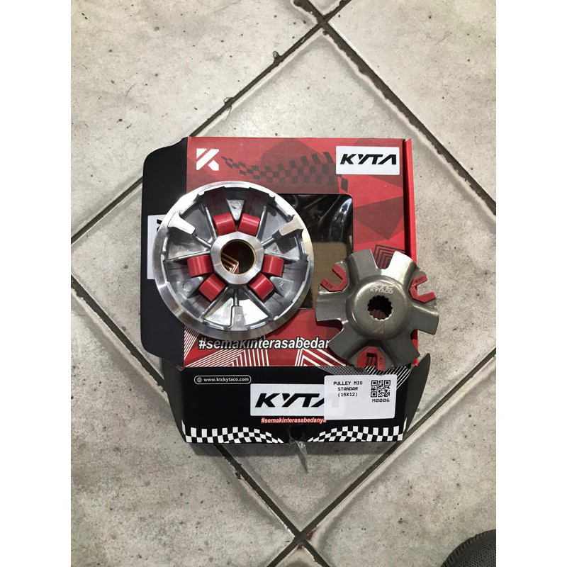 Jual pulley mio standar ktc kytaco 15x12 udah plus roller pulley mio ...