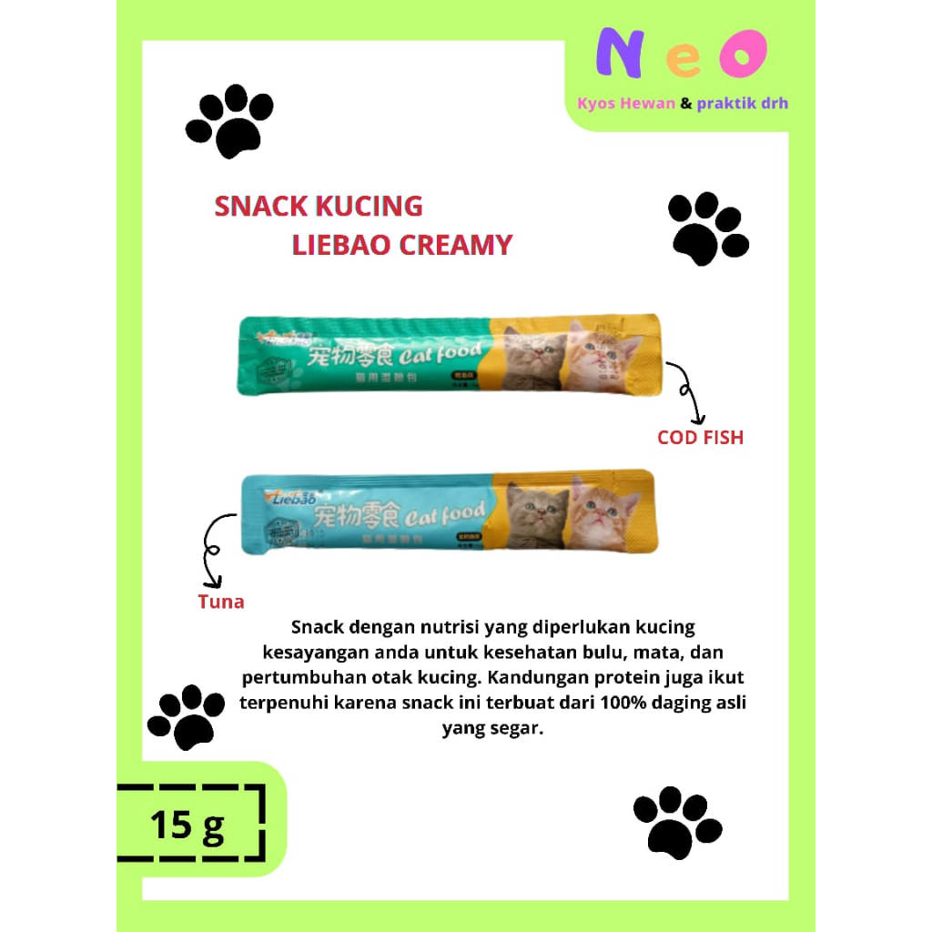 Jual Snack Kucing Liebao Creamy 15g | Shopee Indonesia