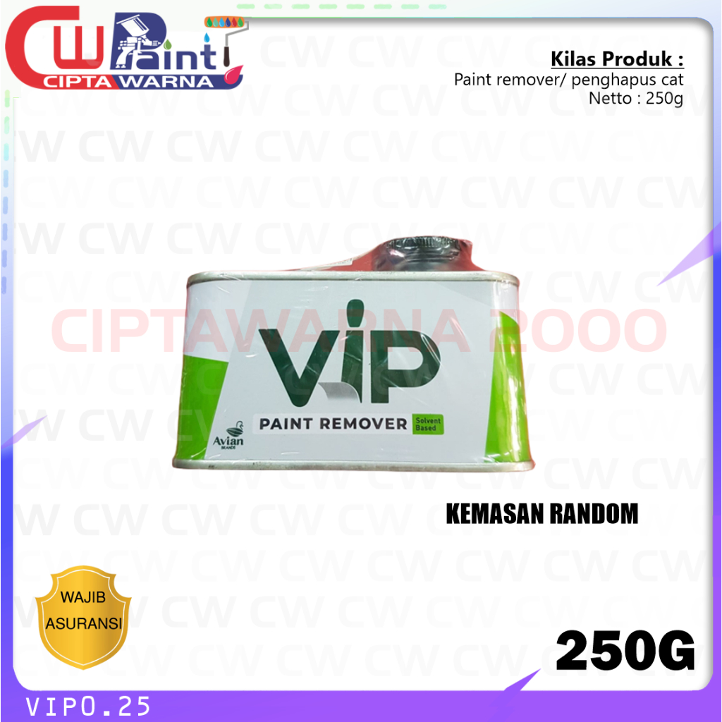 Jual VIP Paint Removal 250 ml Gram Perontok Cat Soda Api - Cw145344 ...
