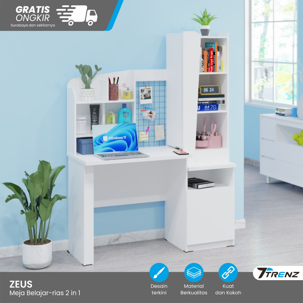 Jual Trenz Furniture - Meja Belajar Meja Rias led Lampu Meja Belajar ...