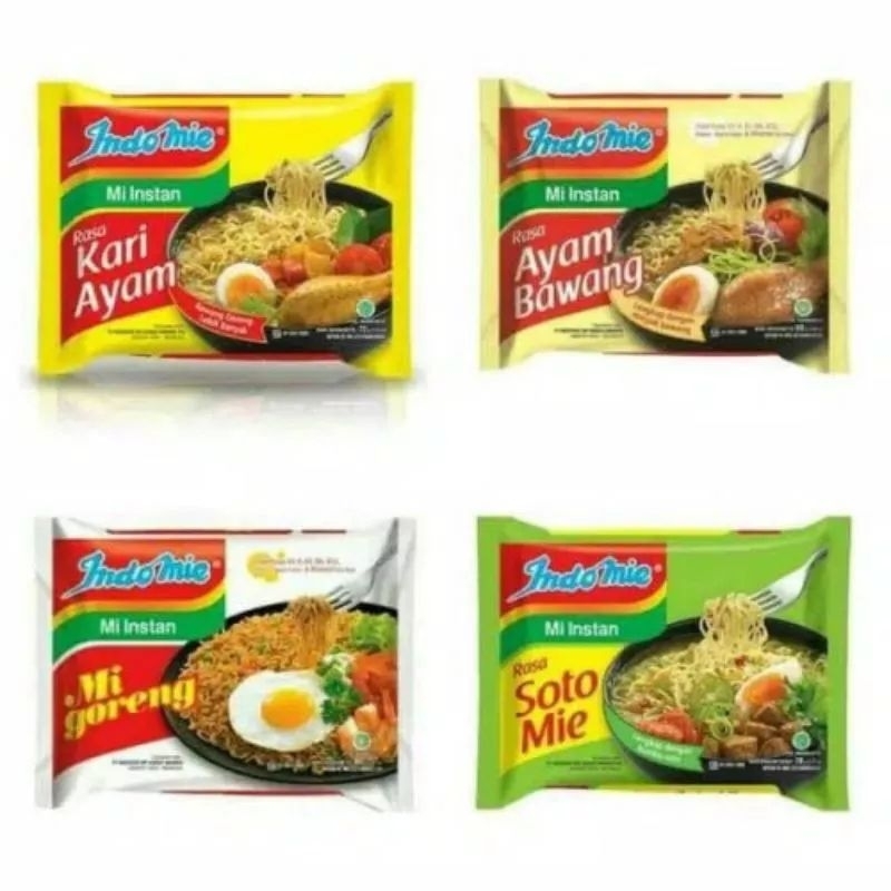 Jual INDOMIE GORENG KUAH 85gr | MIE INSTAN KUAH GORENG | Shopee Indonesia