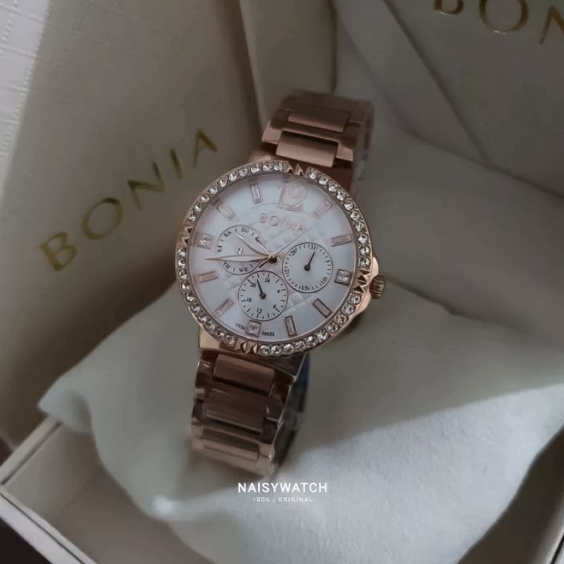 Jual Jam Tangan Bonia Wanita Original Fullset Bergaransi | Shopee Indonesia