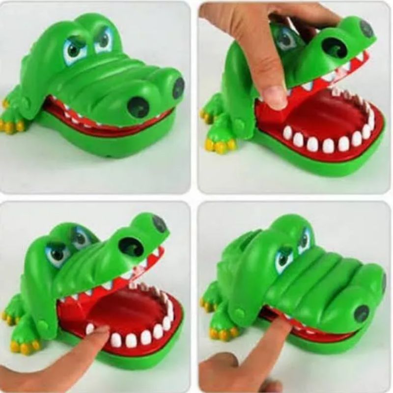 Jual Mainan anak buaya gigit crocodile singa gigit game seru | Shopee ...