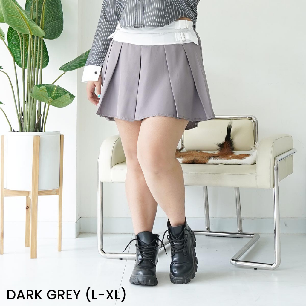 Jual Skort Buckle Tredi (L-XL) | Shopee Indonesia
