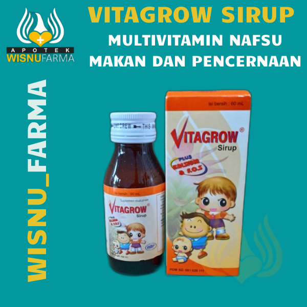 Jual VITAGROW SIRUP MULTIVITAMIN 60ml | Shopee Indonesia