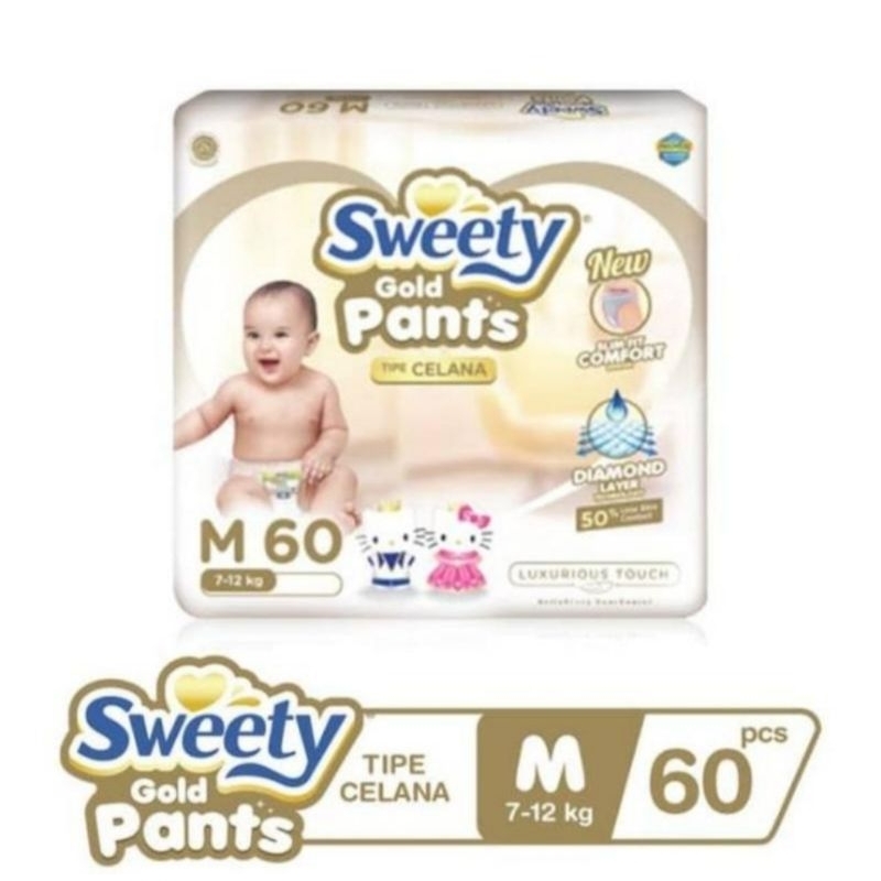 Jual Sweety Gold Pants NB 52 M60 L54 XL44 XXL36 XXXL20 | Shopee Indonesia