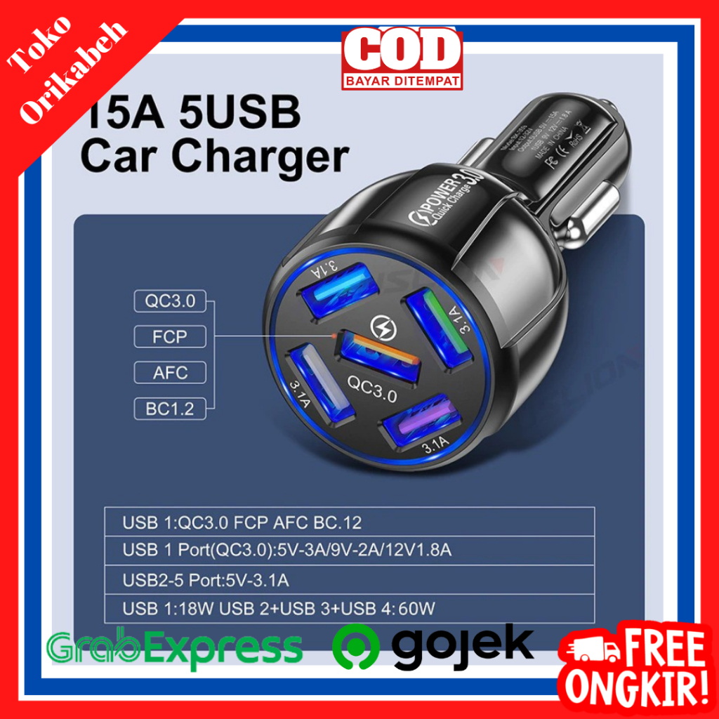 Jual CARV BK359 Adaptor Colokan Listrik Sambungan Lighter Car Charger ...