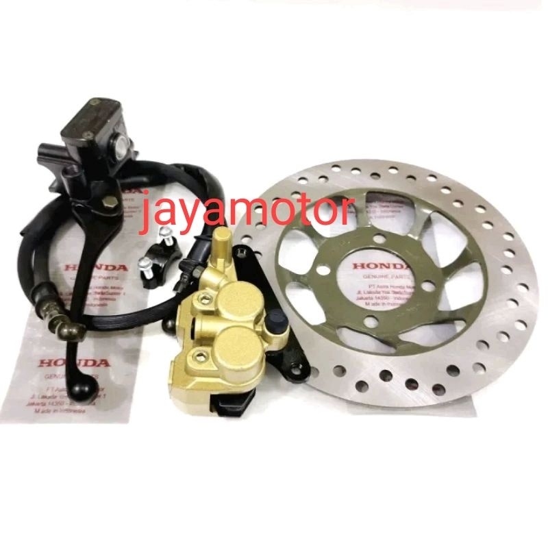 Jual piringan cakram+selang rem+master rem set+kaliper depan Honda Supra X 125,karisma,Supra fit ...