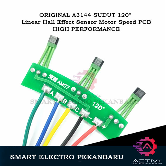 Jual ORIGINAL 3144 SUDUT 120° Linear Hall Effect Sensor Motor Speed PCB ...