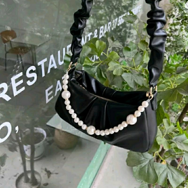 Jual tas selempang wanita/tas kerut/tas wanita cantik/tas bahu | Shopee ...