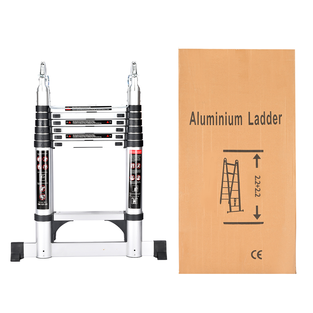 Jual MLHY Aluminium Double Telescopic Ladder（2.5+2.5）5M Tangga ...