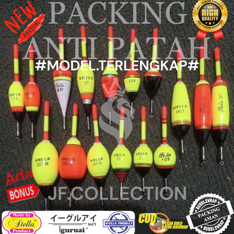 Jual TERLENGKAP Pelampung Pancing Stella bulat Starlet ukuran kecil ...
