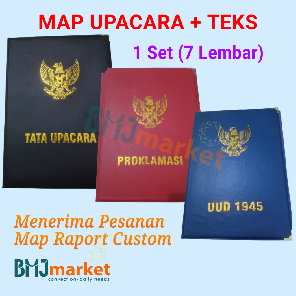 Jual MAP UPACARA READY STOK, 1 SET BESERTA TEKS (Tanpa DOA) 7SET ...