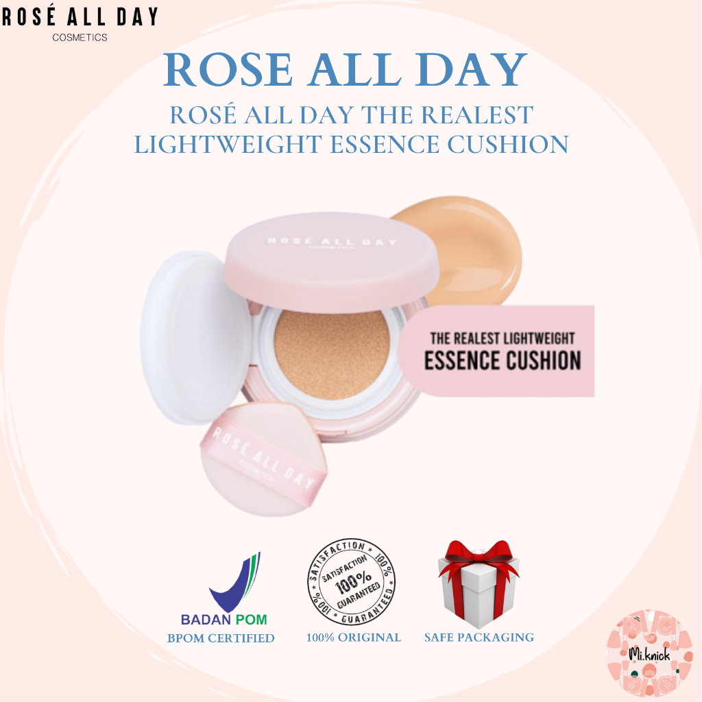 Jual Rosé All Day The Realest Lightweight Essence Cushion | Shopee ...