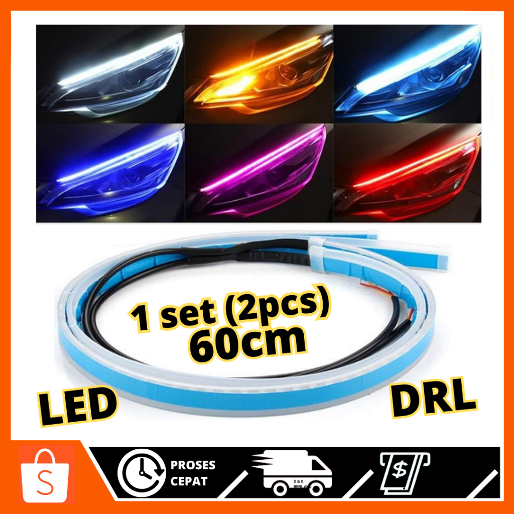 Jual LAMPU LED DRL ALIS 60CM DAYTIME RUNNING LIGHT DRL STRIP SEIN ...