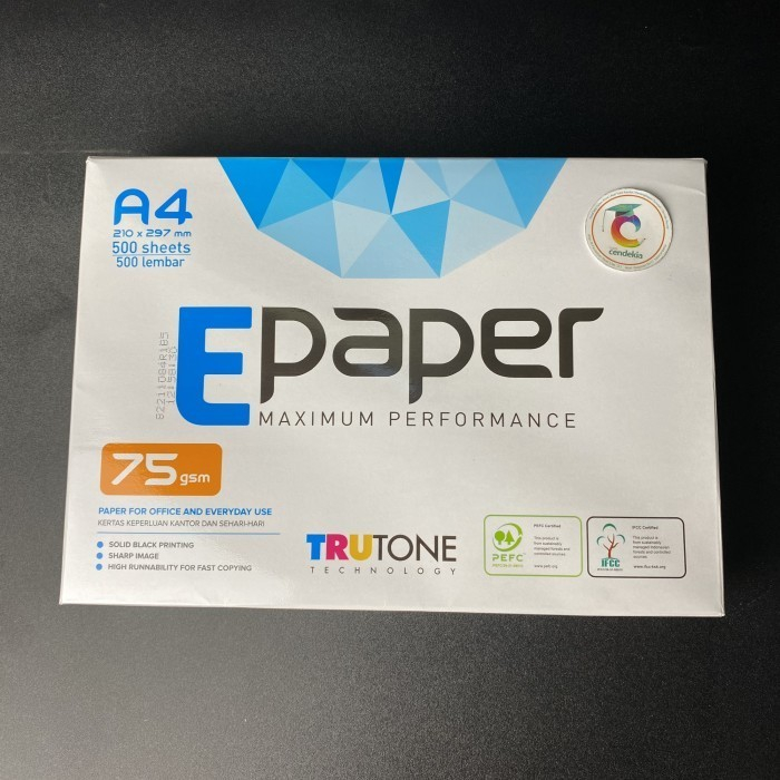 Jual Kertas HVS Epaper A4 75 gram | Shopee Indonesia