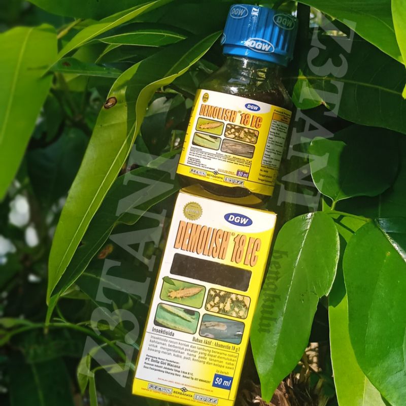 Jual DEMOLISH 18 EC 50ml Petisida Insektisida Abamectin Kemasan Pabrik ...