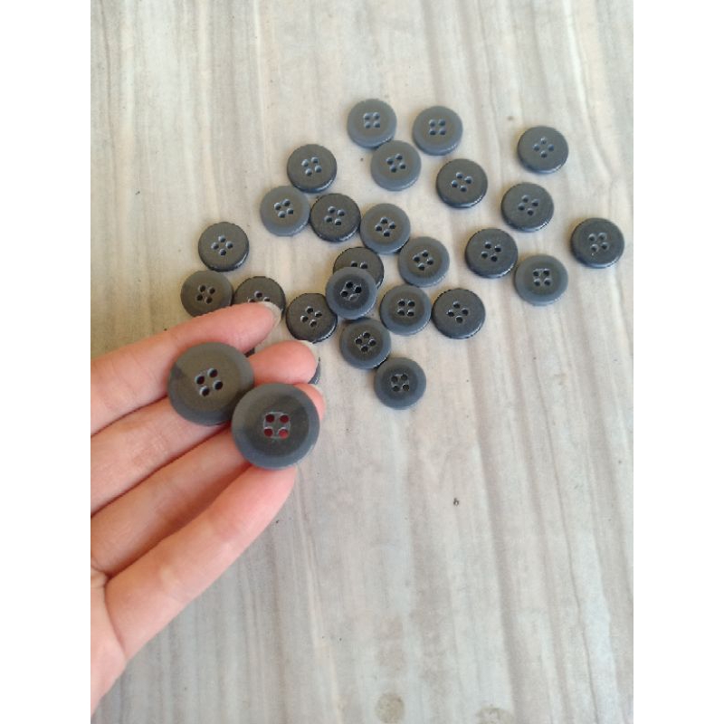 Jual Kancing jas 2 warna abu abu tua La tulip kancing pk-10 | Shopee ...