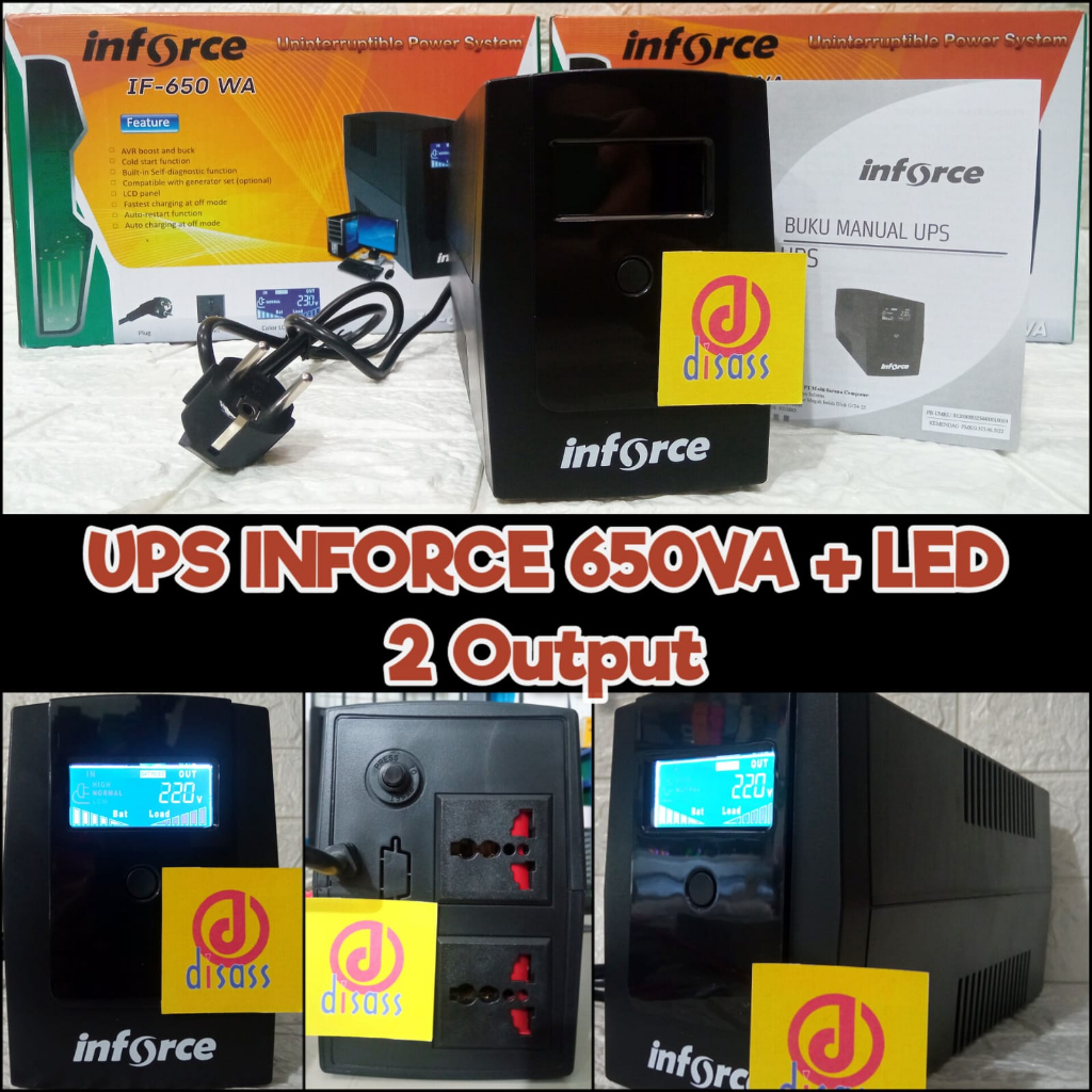 Jual UPS INFORCE 600VA NON LCD - DISASS JOGJA | Shopee Indonesia
