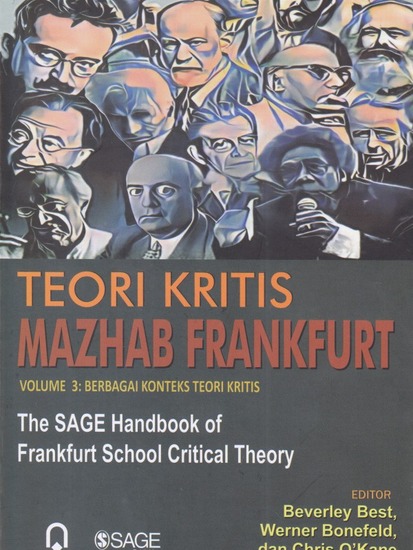 Jual Teori Kritis Mazhab Frankfurt Vol 3 Oleh Beverly Best, dkk ...