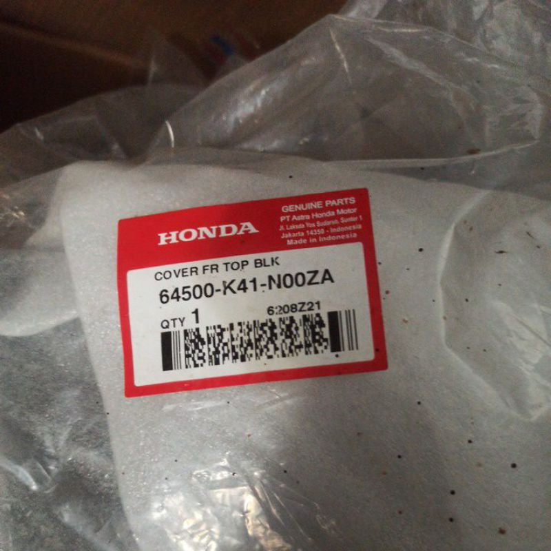 Jual Cover FR Top Hitam – Supra X 125 FI | Shopee Indonesia