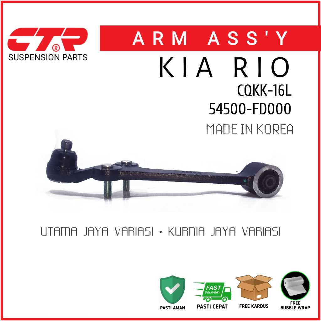 Jual Sayap Lower Arm KIA RIO SF bagian Kiri ~ CTR CQKK-16L | Shopee ...