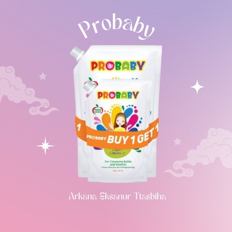 Jual PROBABY Liquid Cleanser 700 ml FREE 450 ml Pro Baby Sabun Cuci ...
