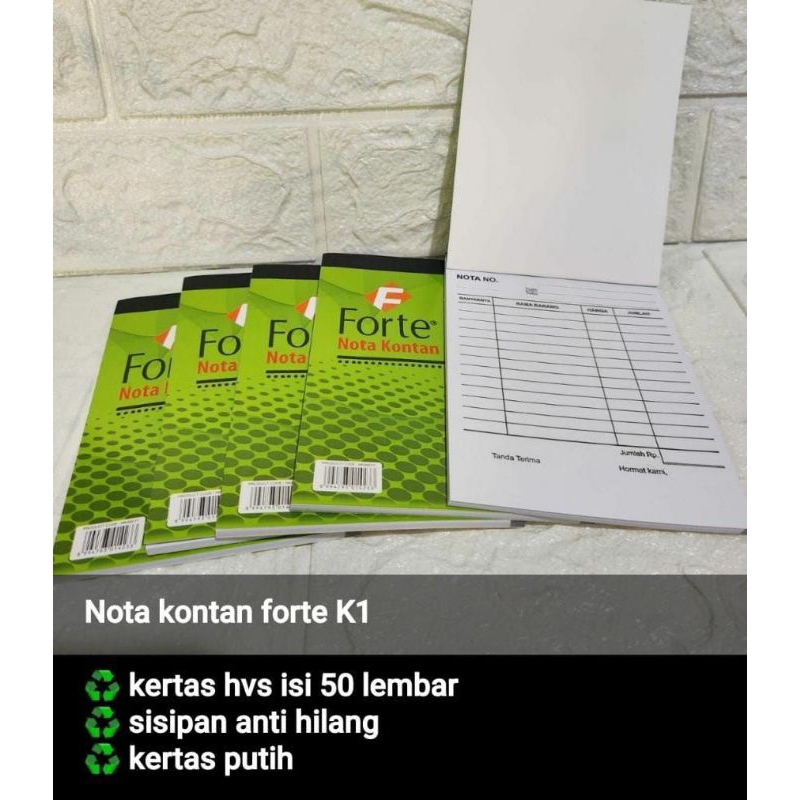 Jual kertas nota/nota kontan | Shopee Indonesia