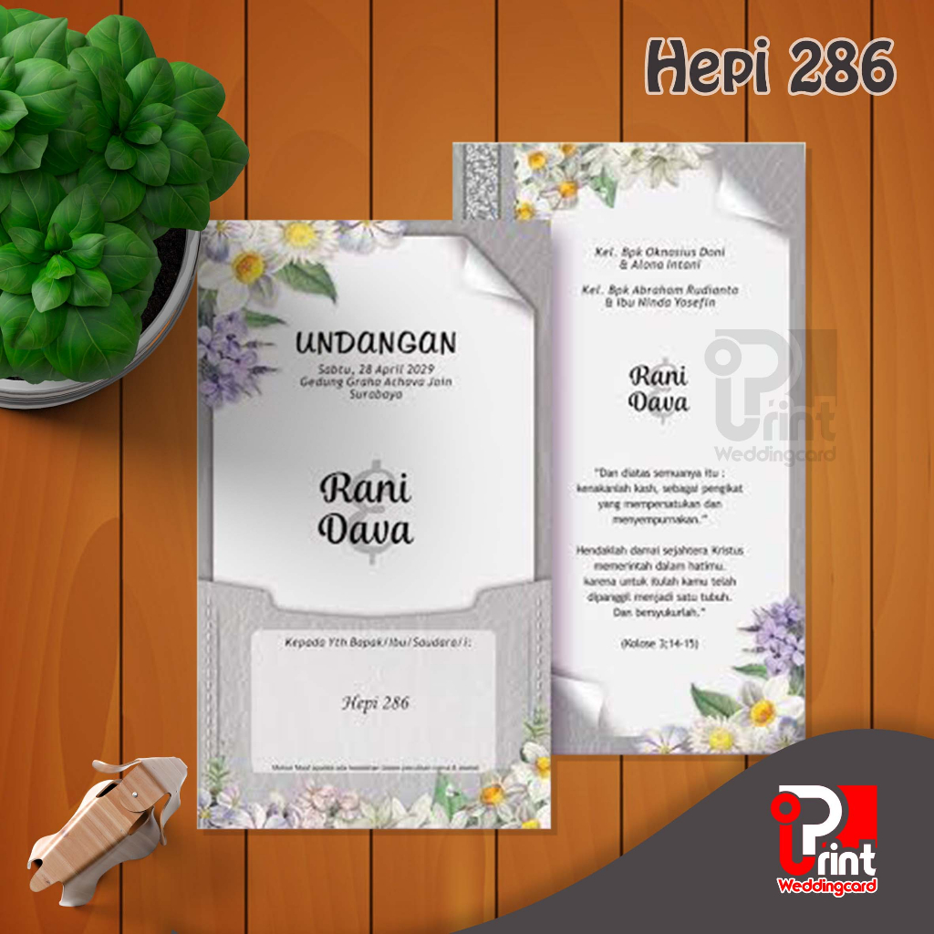 Jual Blangko Undangan Hepi 286 | Blangko Undangan | Undangan Murah | Kertas Undangan Kosong ...