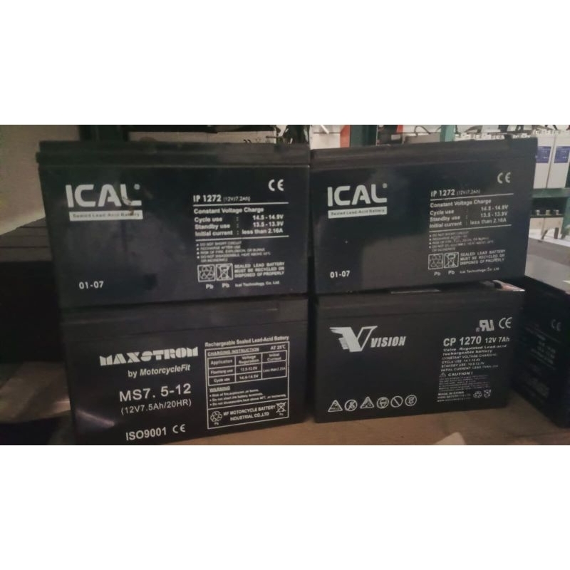 Jual aki UPS 12v 7ah second bermacam merek | Shopee Indonesia