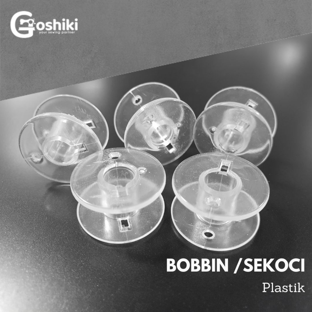 Jual 1 Paket (5 Buah) Bobbin Spul Spool Sekoci Plastik untuk Mesin ...