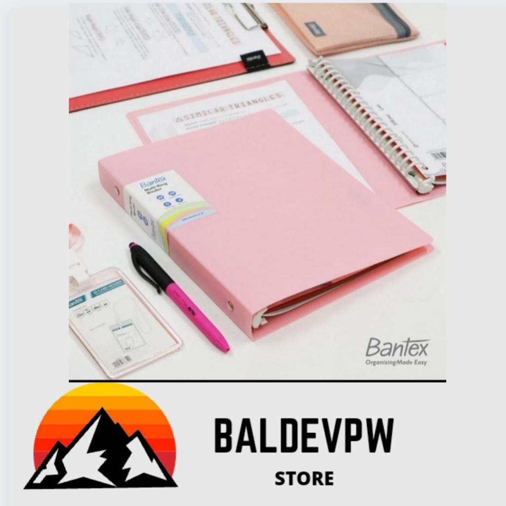 Jual cover binder pastel bantex B5 3126 multi ring hold varian warna ...