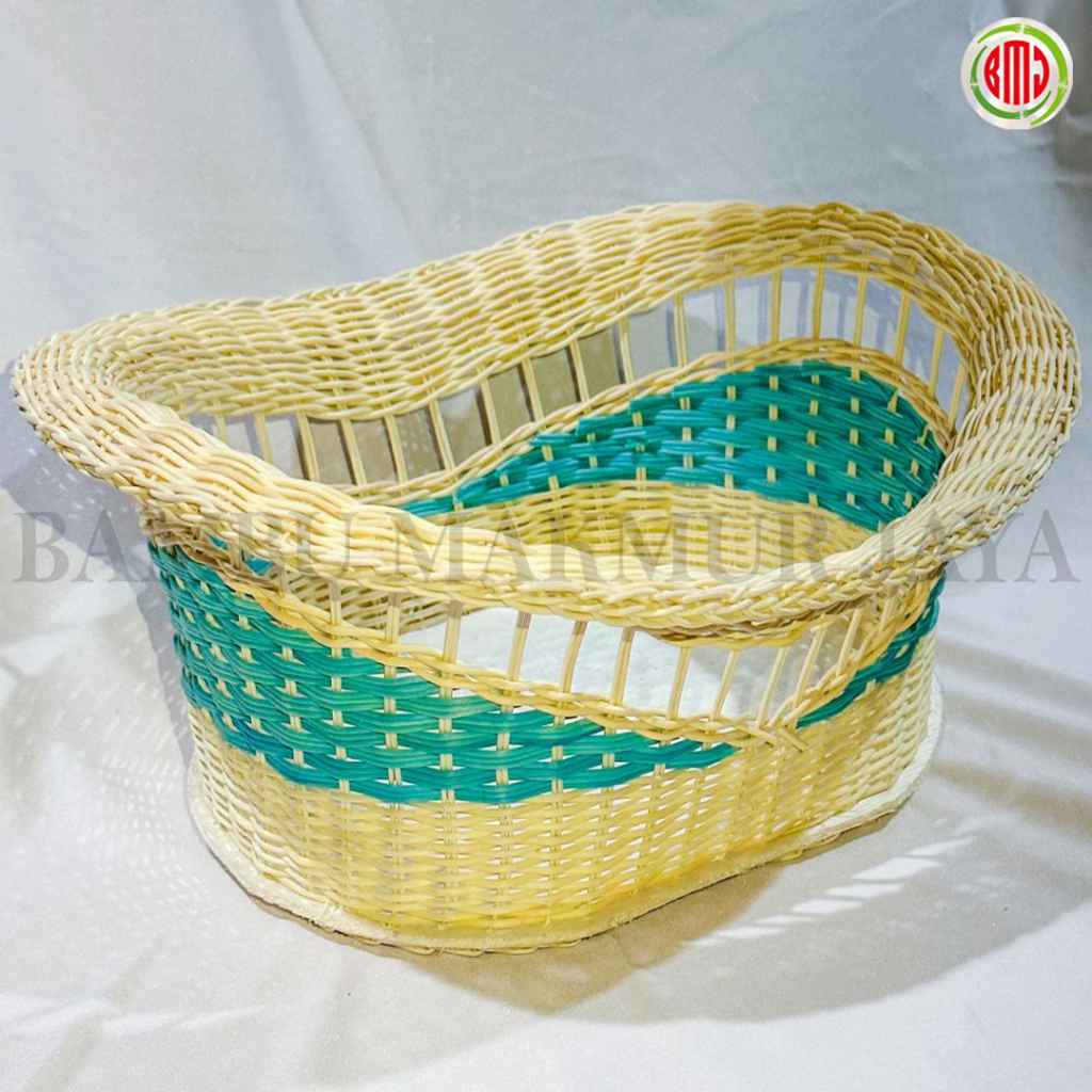 Jual Keranjang Anyaman Unik Cantik Warna | Shopee Indonesia