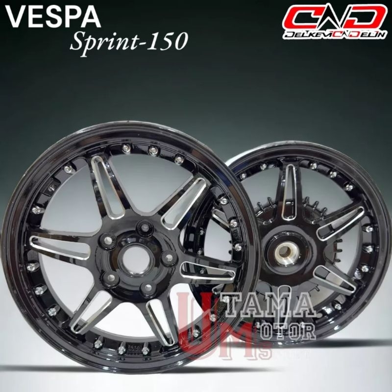 Jual Velg DELKEVIC RC Racing vespa sprint 150/ vespa 150 sprint ...