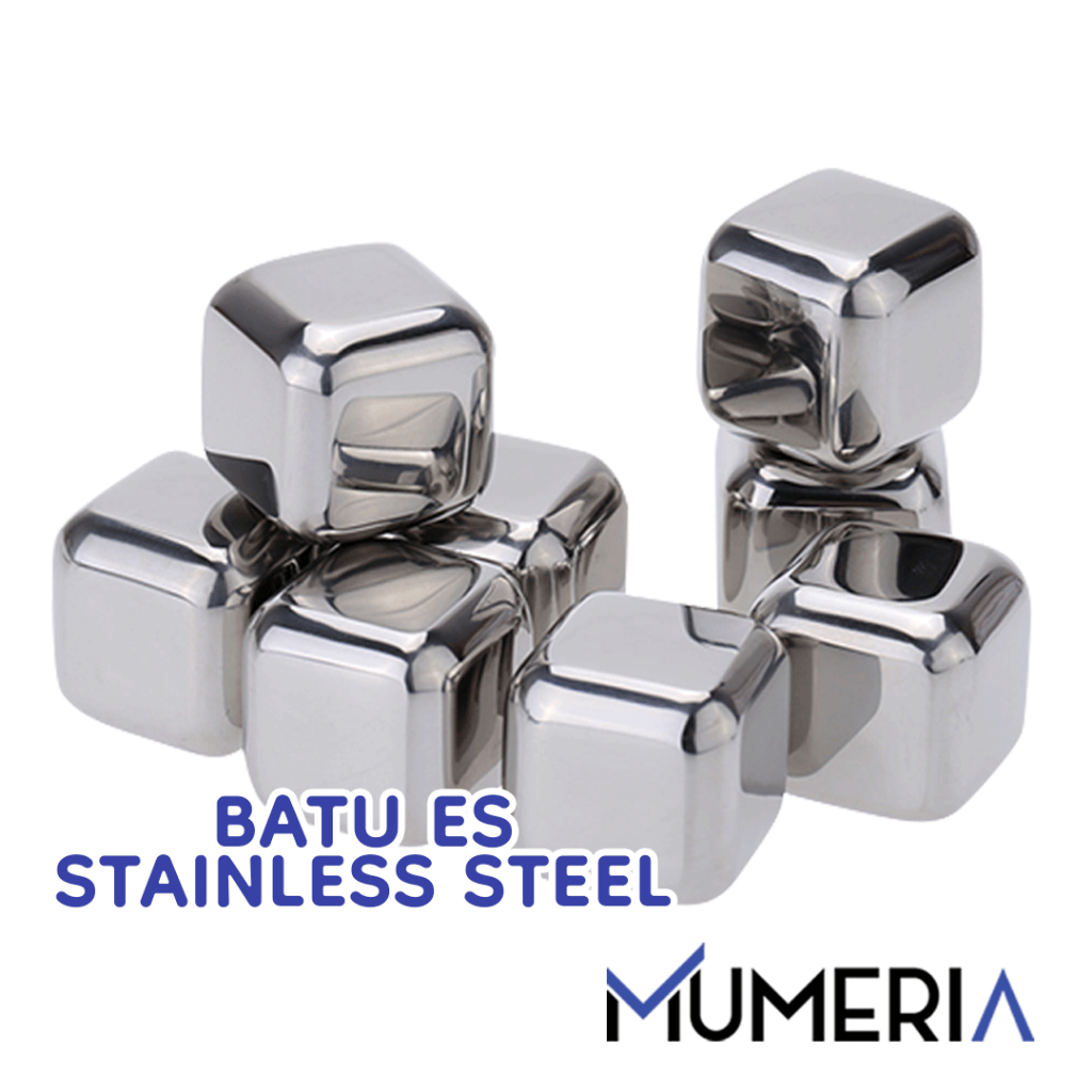 Jual Es Batu Reuseable Stainless Steel Cube Food Grade Balok Pendingin ...