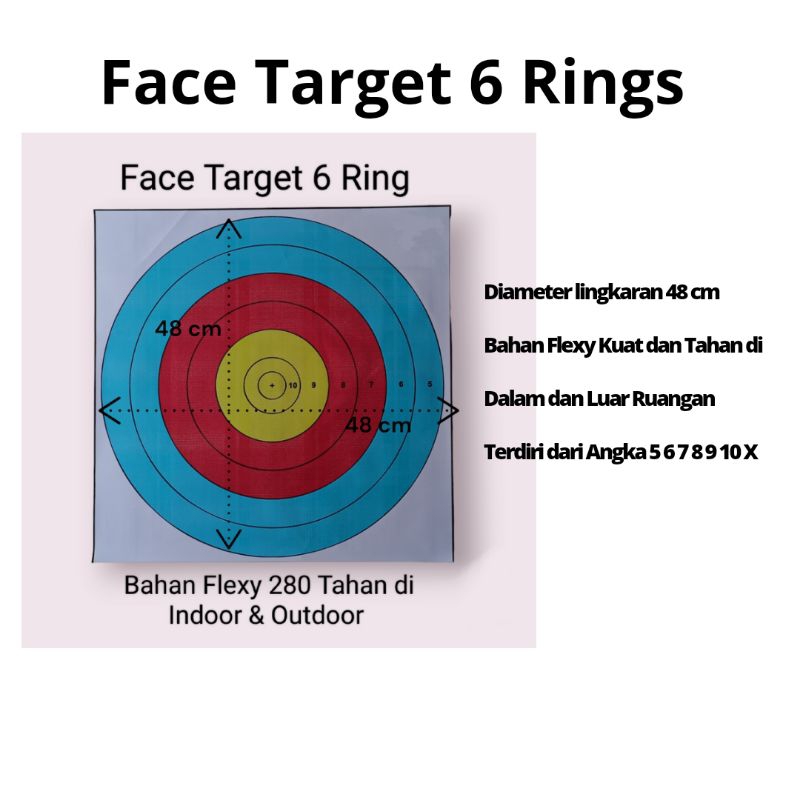 Jual FACE TARGET OUTDOOR & INDOOR / KERTAS PANAHAN | Shopee Indonesia