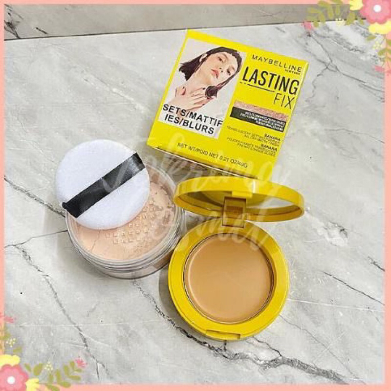 Jual BEDAK MAYBELLINE FIT ME 2IN1 BASAH dan TABUR LASTING FIX | Shopee ...