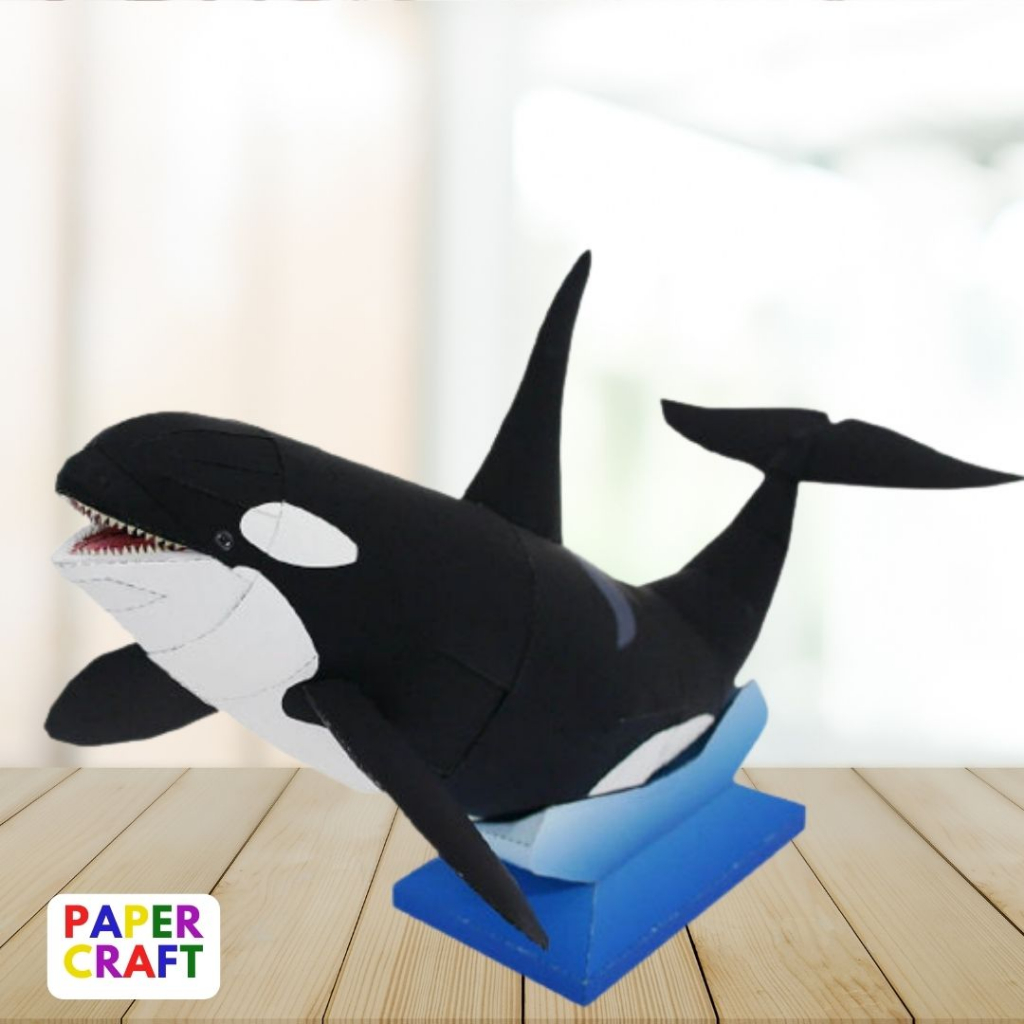 Jual (DIY) Papercraft Paus Orca - Cetak Pola Kerajinan Kertas | Shopee ...
