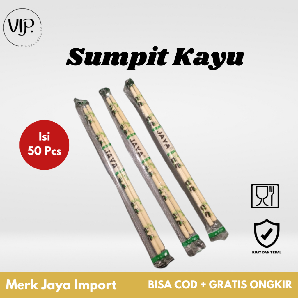 Jual Sumpit Bambu Lokal Quality (1pack isi 50pcs) | Sumpit Bambu Import ...
