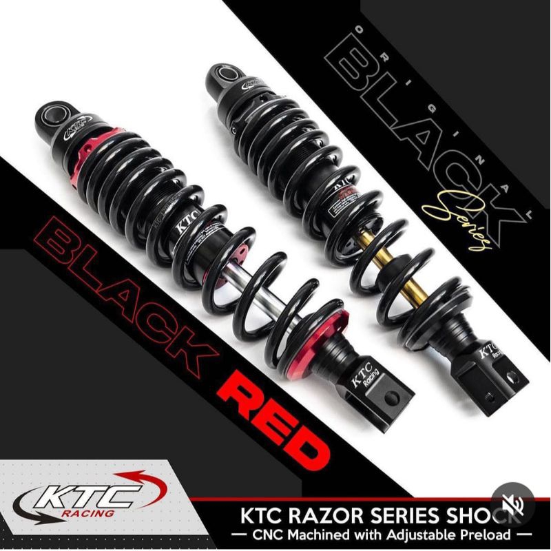 Jual shockbreaker belakang KTC racing tipe razor shock belakang KTC Vario 125 Scoopy fi Vario ...