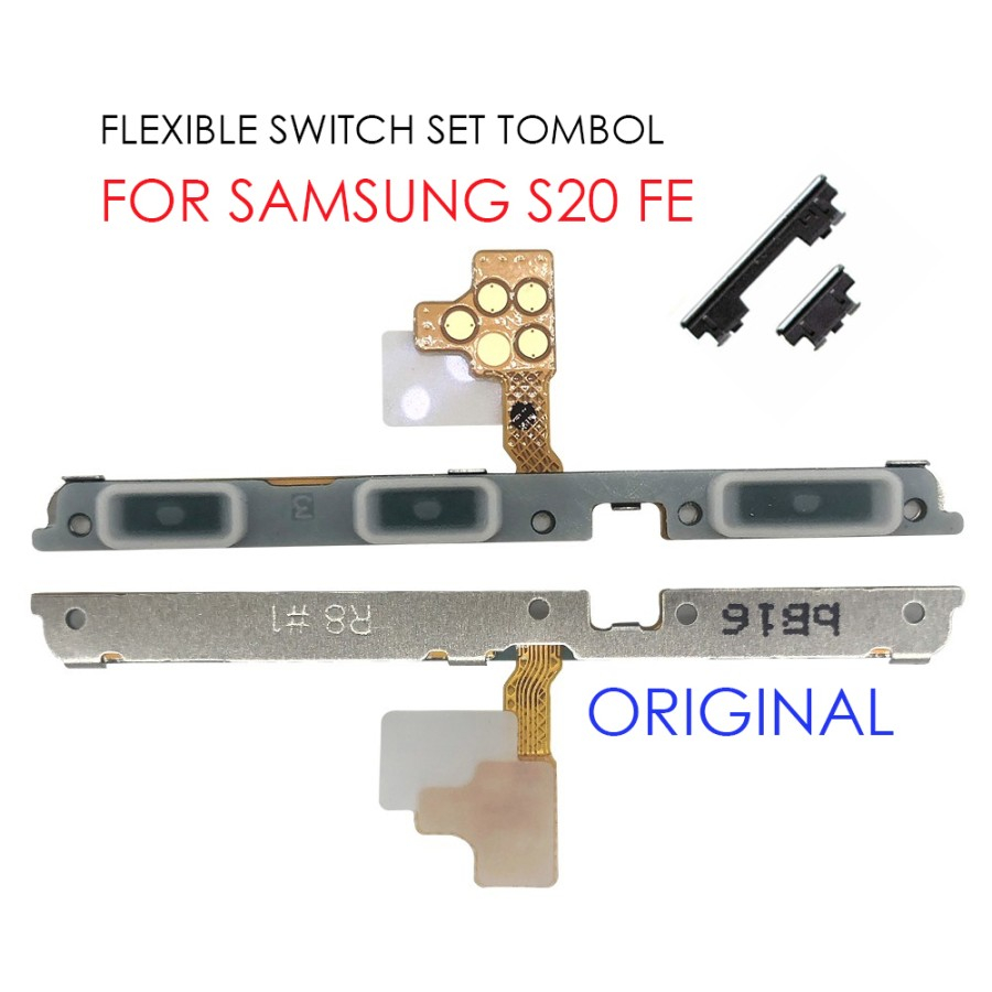 Jual Flexible Switch Tombol On Off Volume Samsung S20 FE Original 100% ...
