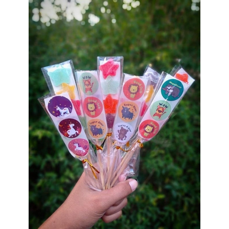 Jual Permen Jelly Karakter Free Sticker | Shopee Indonesia