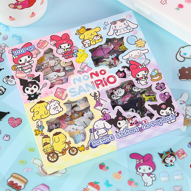 Jual Sticker MOMO Isi 100 Lembar Stiker Waterproof Botol Minum Tumblr ...