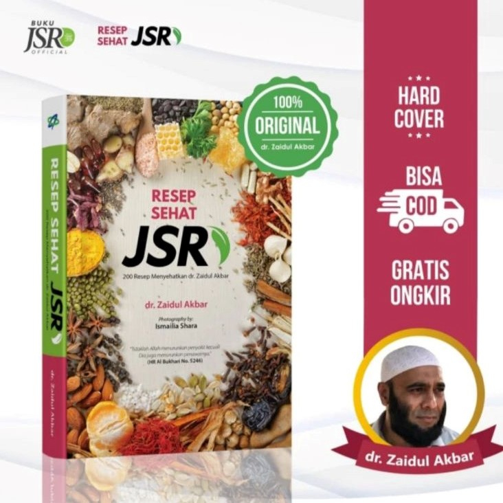 Jual Resep JSR dr.Zaidul Akbar 200 Resep sehat untuk 70 penyakit ala Jurus Sehat Rasulullah ...
