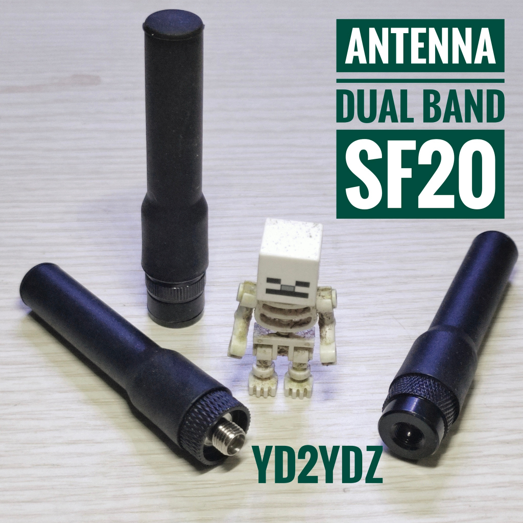 Jual mini antenna dual band sf20 vhf uhf antena dualband radio ht baofeng icom yaesu alinco ...