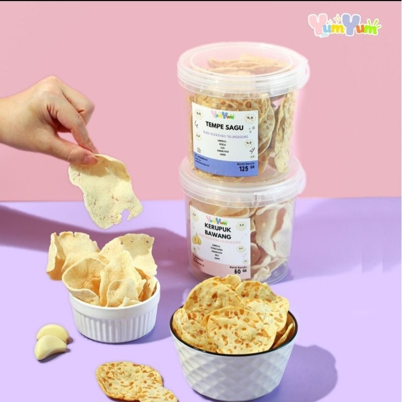 Jual YUMYUM TEMPE TRUFFLE KERIPIK TEMPE SAGU KERUPUK BAWANG OLEH OLEH ...