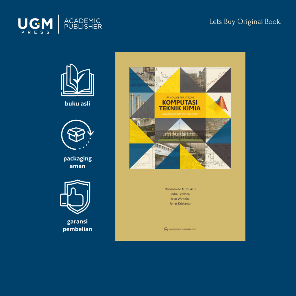Jual UGM Press Buku Original Panduan Praktikum Komputasi Teknik Kimia ...