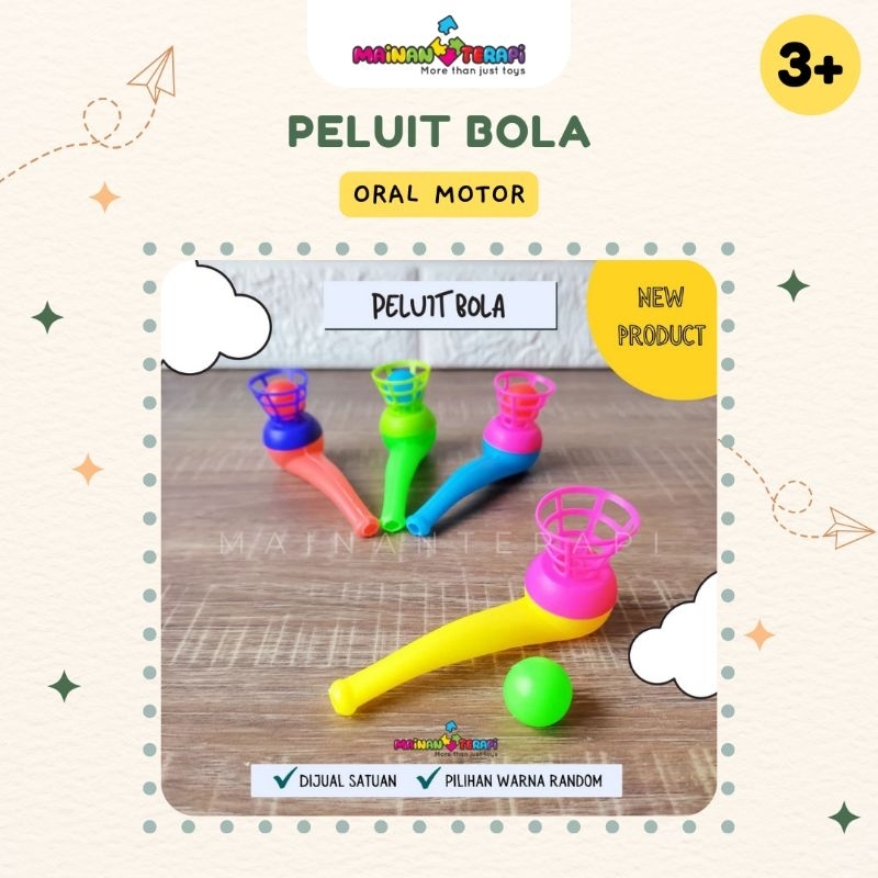 Jual Mainan Terapi Peluit Bola Alat Tiup Oral Motor Terapi Wicara ...