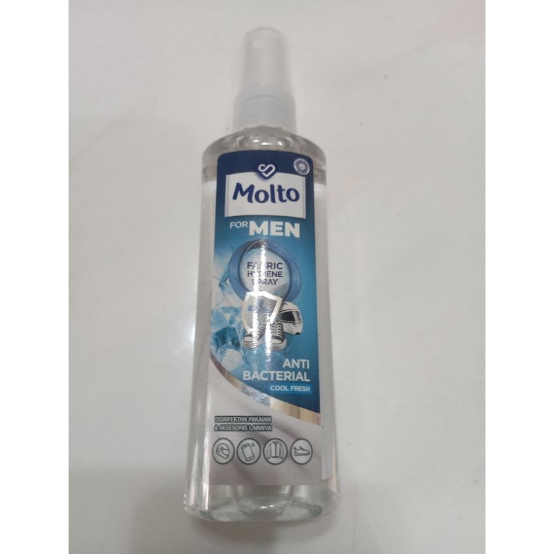 Jual Molto for Men Fabric Hygiene Spray Anti Bacterial Cool Fresh 100ml ...