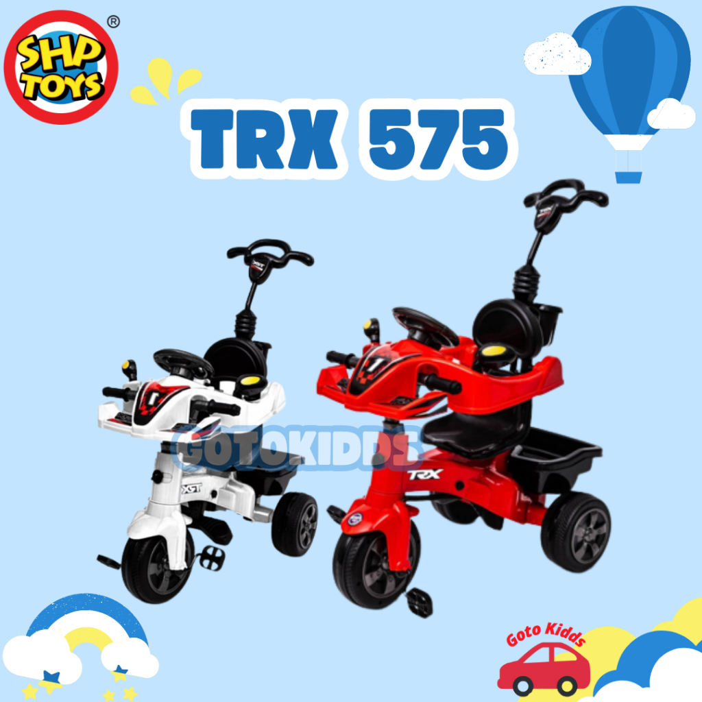 Jual Sepeda roda tiga SHP TRX 575 sepeda anak roda tiga goes dorongan besi SHP TRX575 | Shopee ...